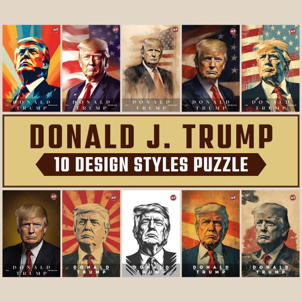 Donald Trump Puzzle - Etsy