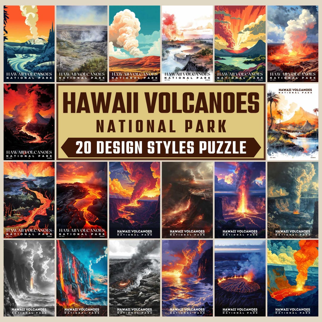 Hawaii Volcanoes National Park Jigsaw Puzzle, 1000 Pieces Puzzle ...