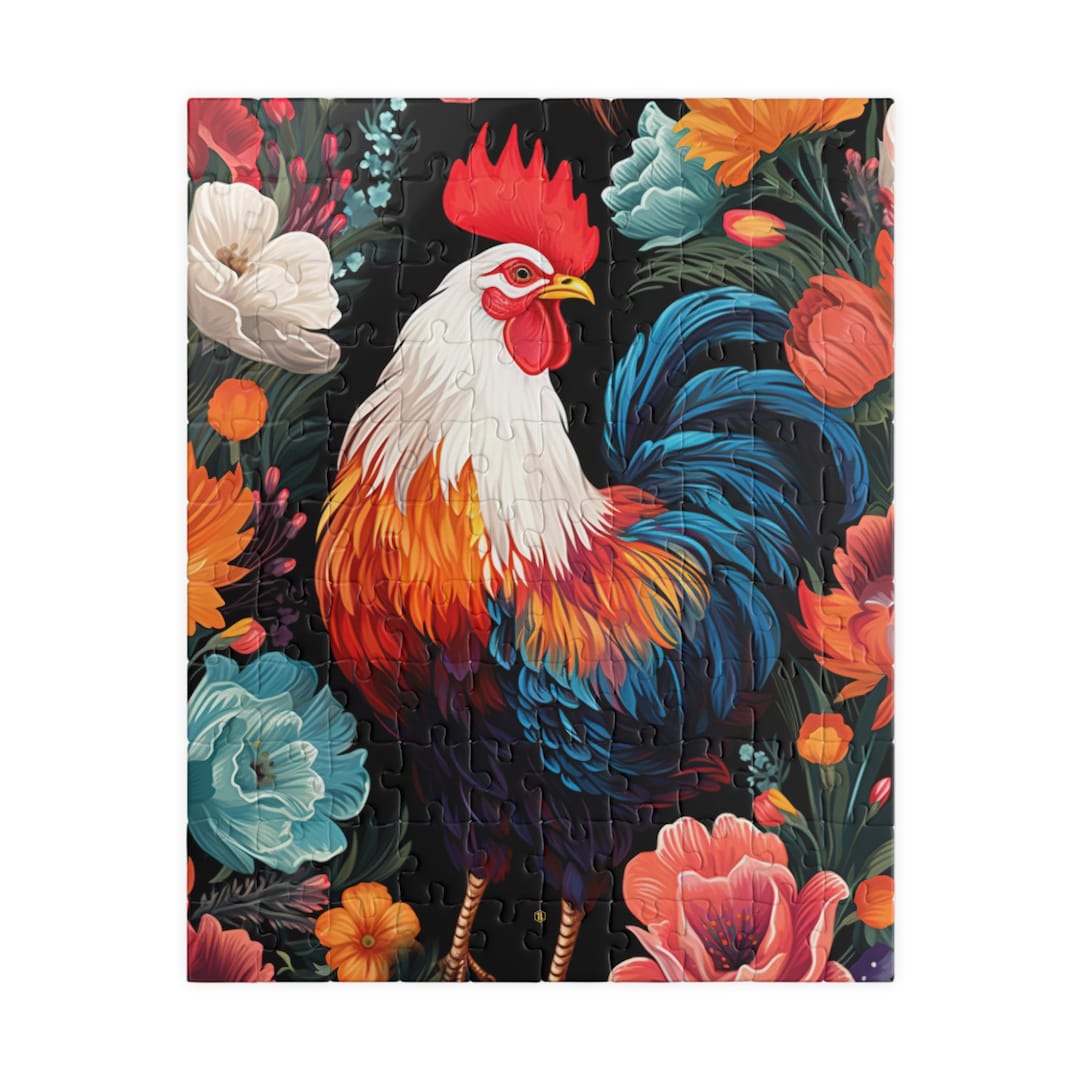 Chicken Jigsaw Puzzle, 1000 Pieces Puzzle, Adults Puzzle, Unique Jigsaw ...