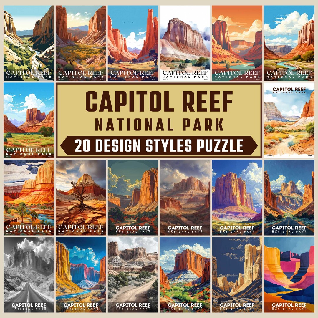 Capitol Reef National Park Jigsaw Puzzle, 1000 Pieces Puzzle, Adults ...