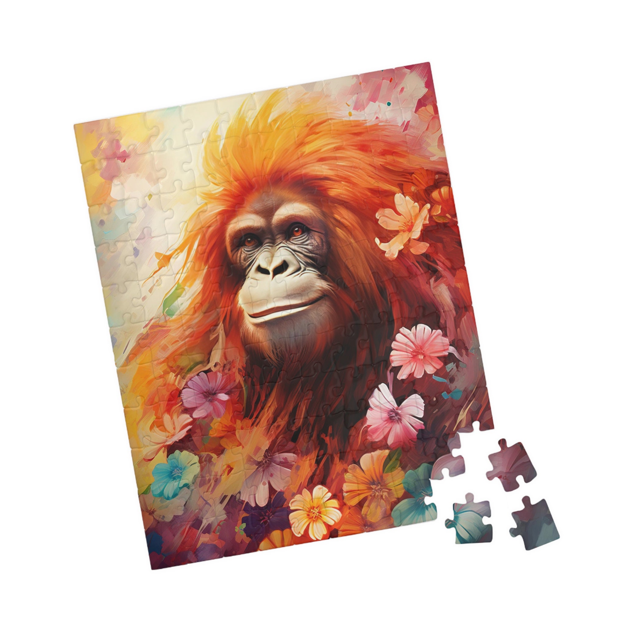 Orangutan Jigsaw Puzzle, 1000 Pieces Puzzle, Adults Puzzle, Unique ...