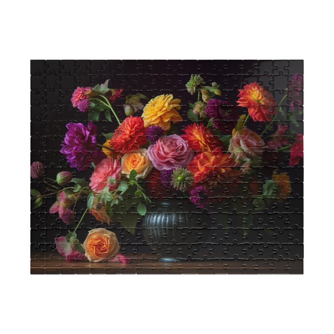 Jigsaw Puzzle, Colorful Bouquet, 1000 Pieces Puzzle, Adults Puzzle ...