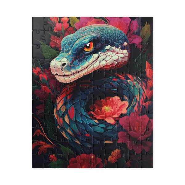 Snake Jigsaw Puzzle - Etsy