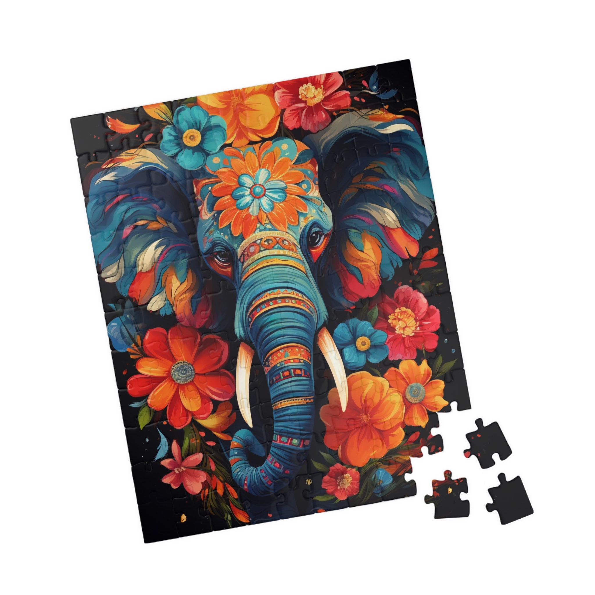 Elephant Jigsaw Puzzle, 1000 Pieces Puzzle, Adults Puzzle, Unique ...