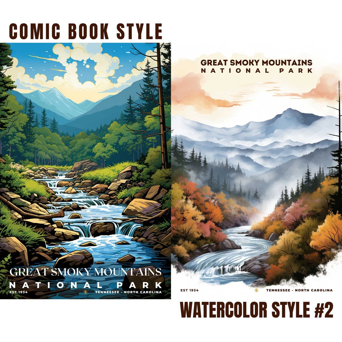 Great Smoky Mountains National Park Jigsaw Puzzle, 1000 Pieces Puzzle ...