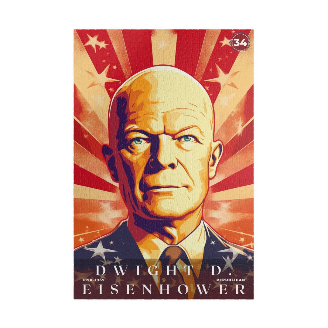President Dwight D Eisenhower Jigsaw Puzzle 1000 Pieces - Etsy