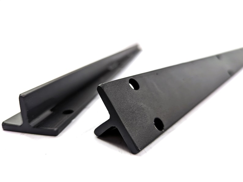 Set of 2 T-shape Steel Table Supports 50cm 65cm 80cm 100cm Custom Made ...