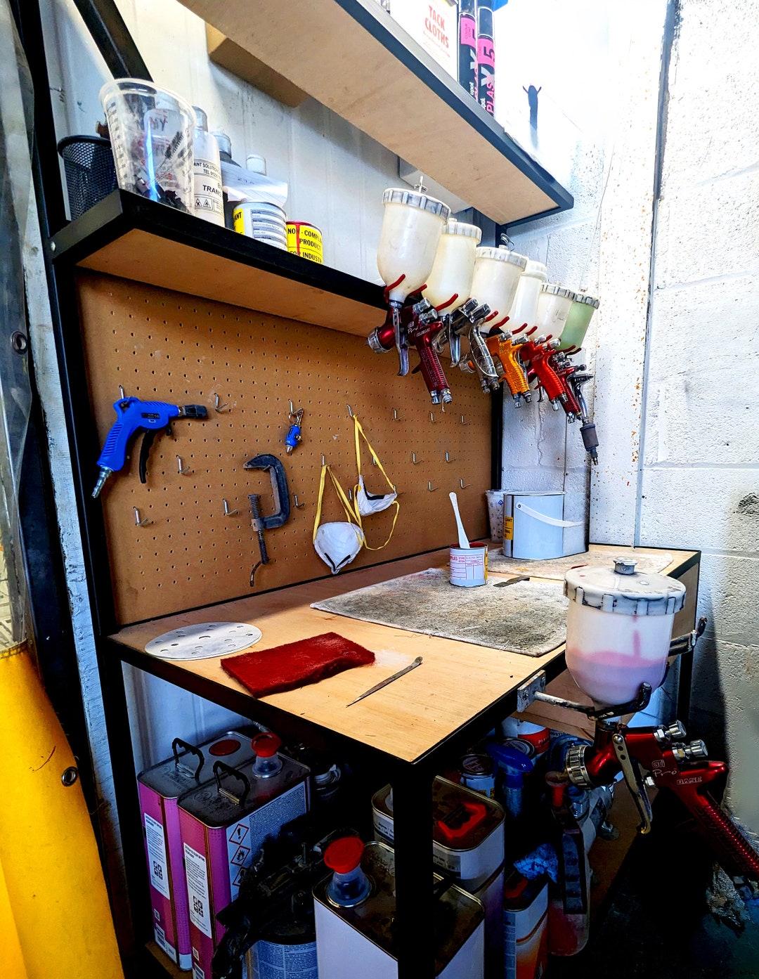 Custom Built Workbench for Garage, Workshop, Paint Shop Powder-coated ...
