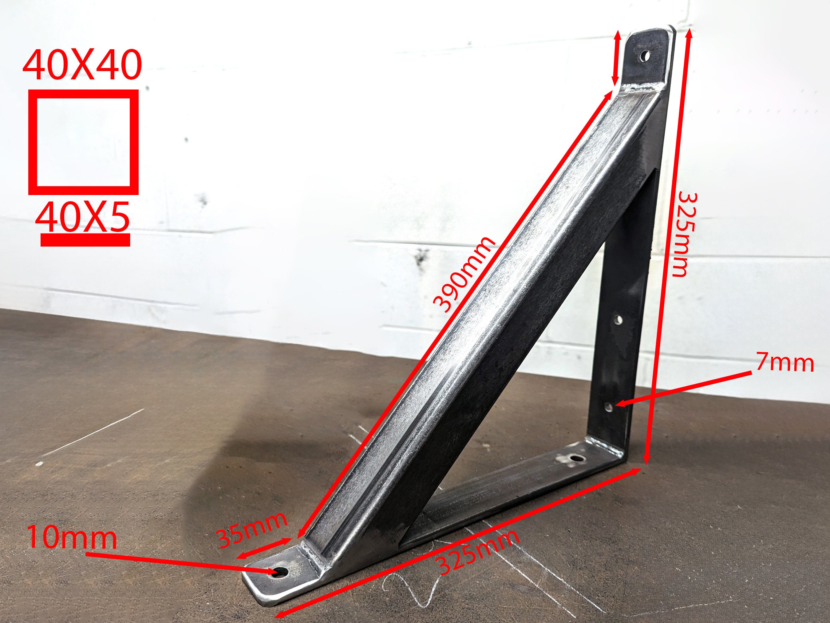 Breakfast Bar Heavy Duty Metal Bracket - Multi-purpose for Shelving ...