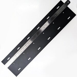 Wood Top to Wood Leg Mounting Plates – Durable Steel, Matte Black ...