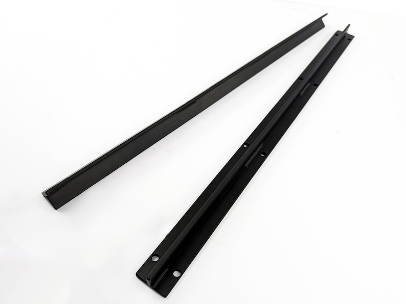 Set of 2 T-shape Steel Table Supports 50cm 65cm 80cm 100cm Custom Made ...