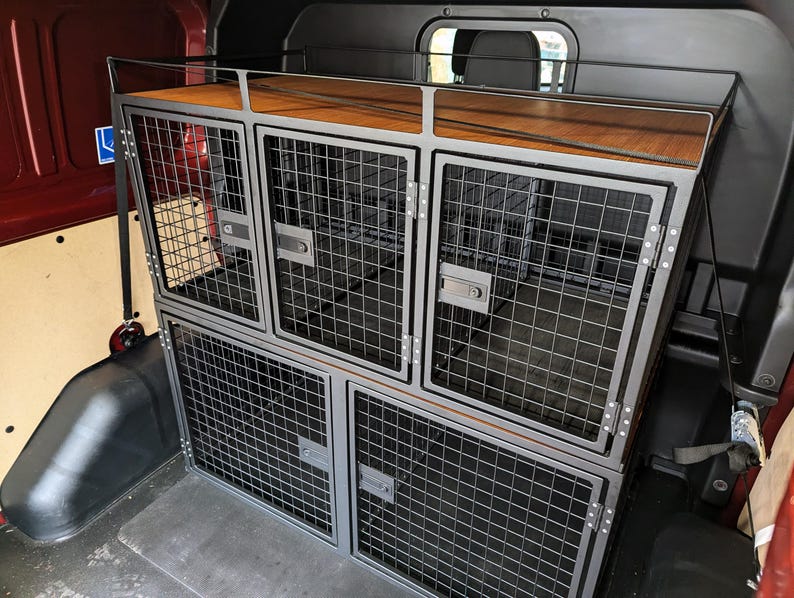 Custom Heavy Duty Dog Cages for Cars, Vans, and Campervans – Ideal for ...