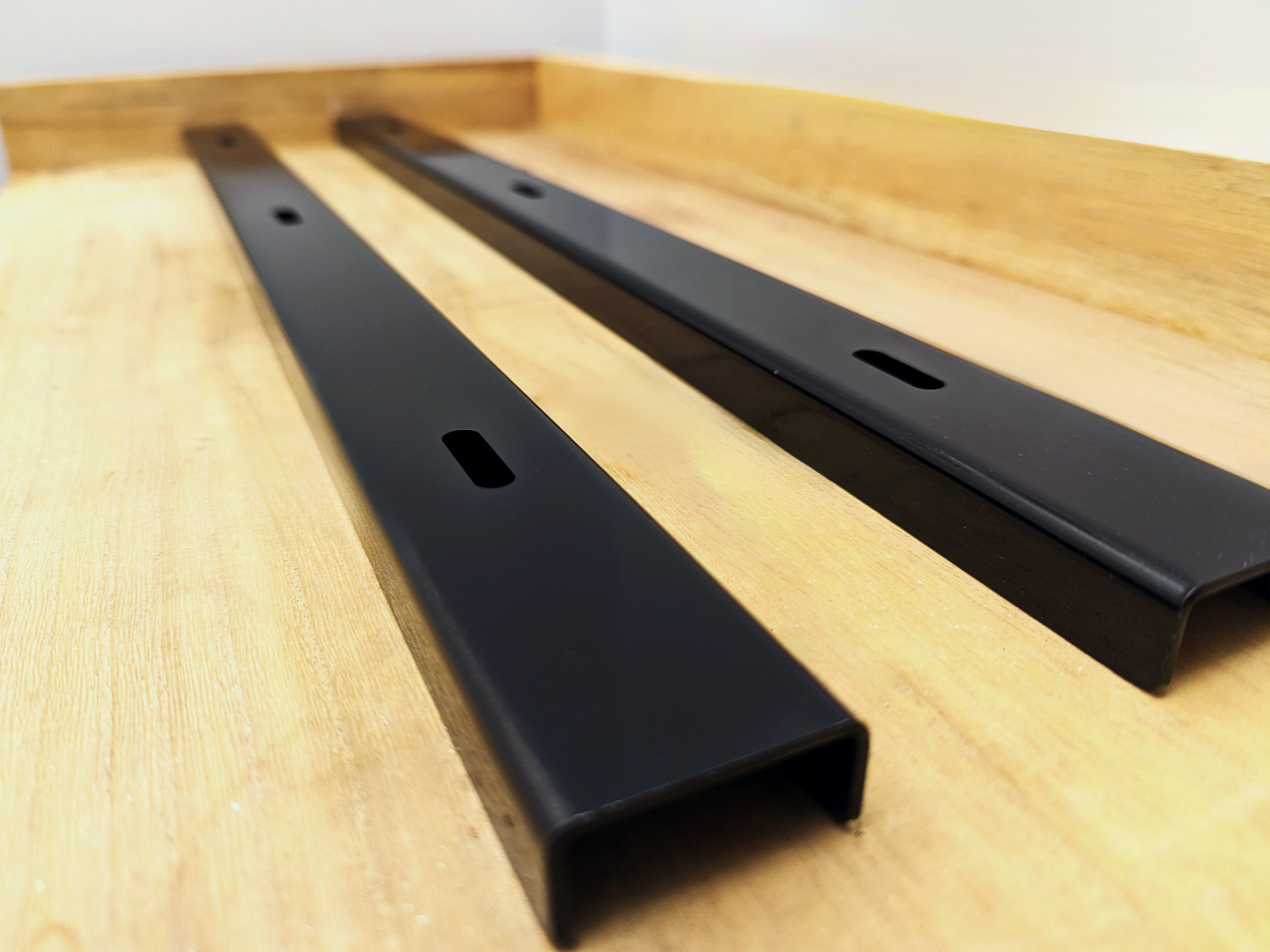 Table Top Brackets C Channel Pack of 2 Wood Table & Countertop for ...