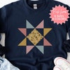 Quilting Sweatshirt, Sheep Quilt Block Sweatshirt for Quilter, Quilting ...