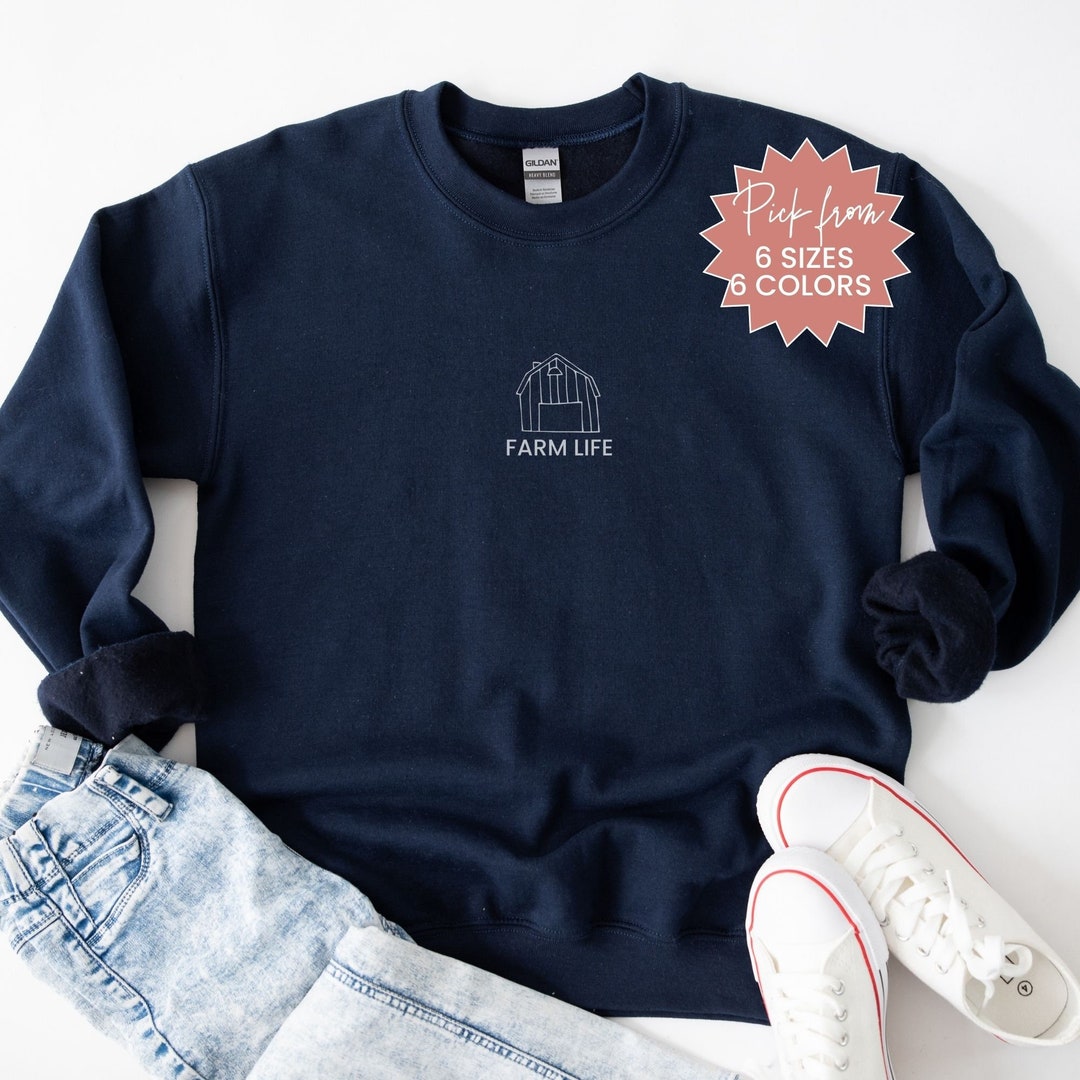 Farm Life Sweatshirt, Gift for Farmer, Farming Gift, Funny Farmer ...