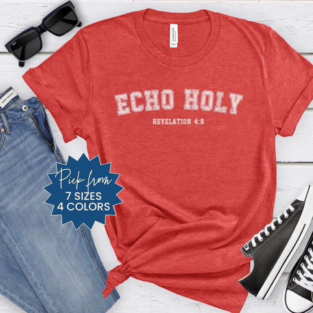 Christian Shirts, Echo Holy Tshirt, Bible Verse Shirt for Men ...