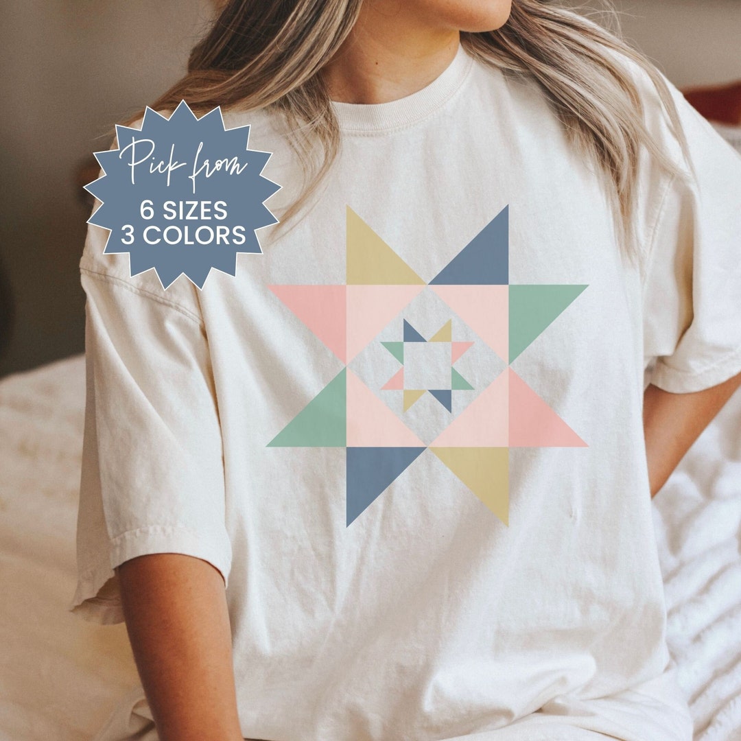 Quilter Tshirt, Quilt Block Comfort Colors Shirt for Quilt Group ...