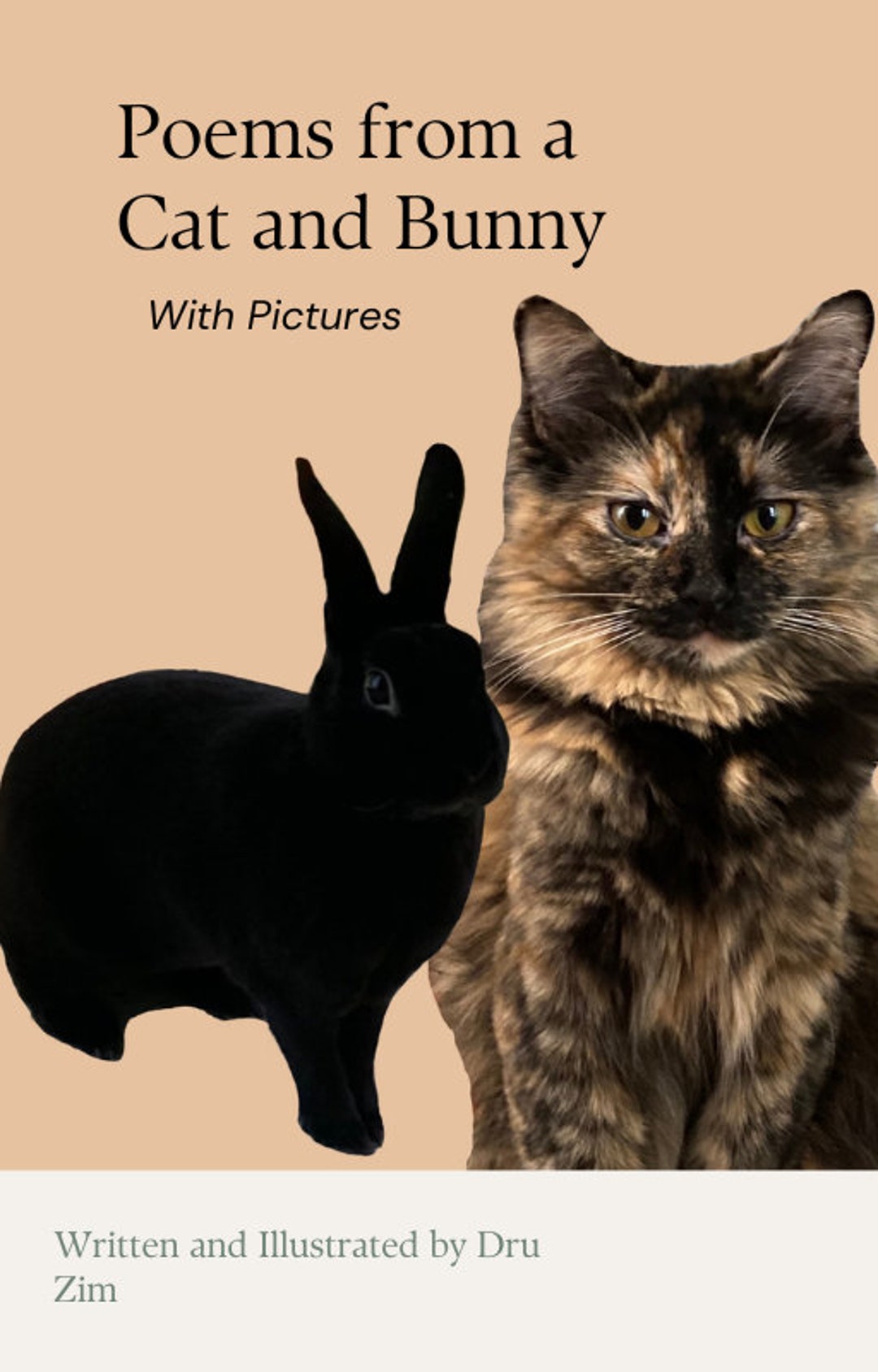 Poetry Book About Pets, Poems From a Cat and Bunny With Pictures - Etsy