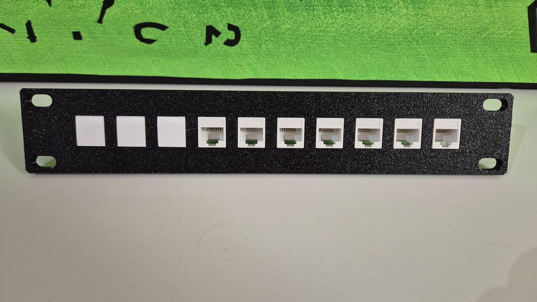 10 Inch Rack Panel Mount for 10 Keystone Jacks - Etsy