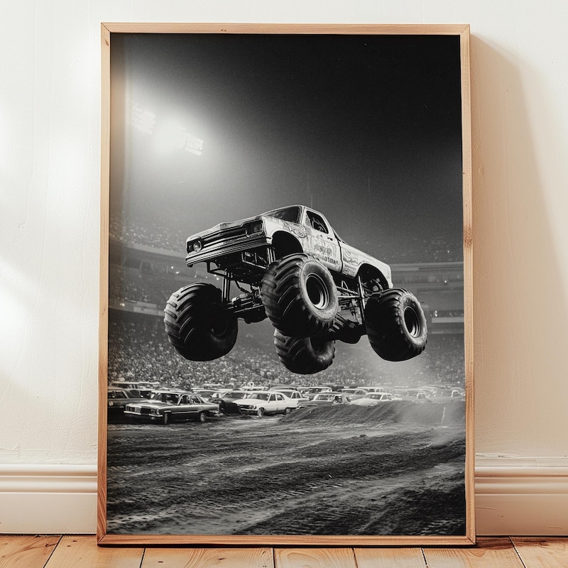 Monster Jam Vintage Decor - Etsy