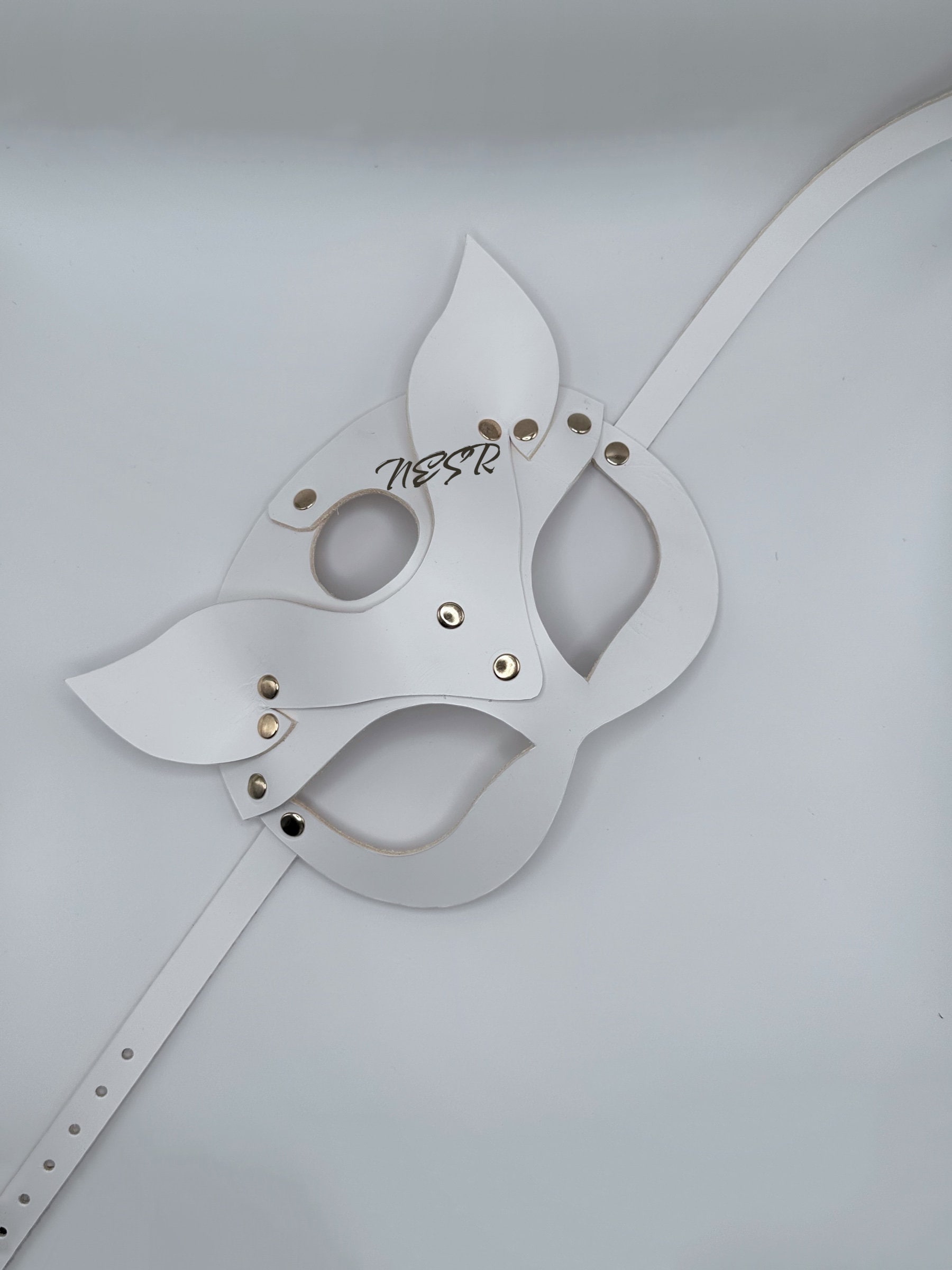 Cat Woman Mask Cat Mask Leather Mask Cosplay Cat Mask - Etsy