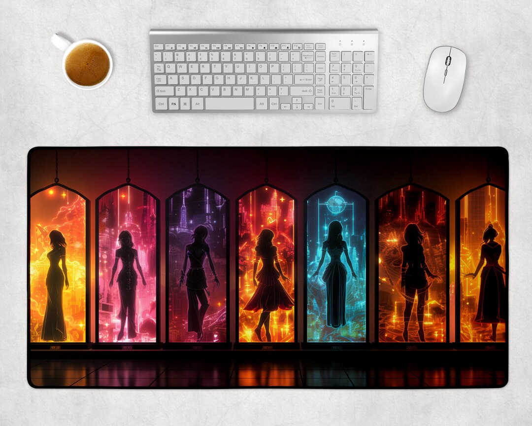 Dancers in the Digital Age Desk Mat: Elevate Your Workstage With Cyber ...