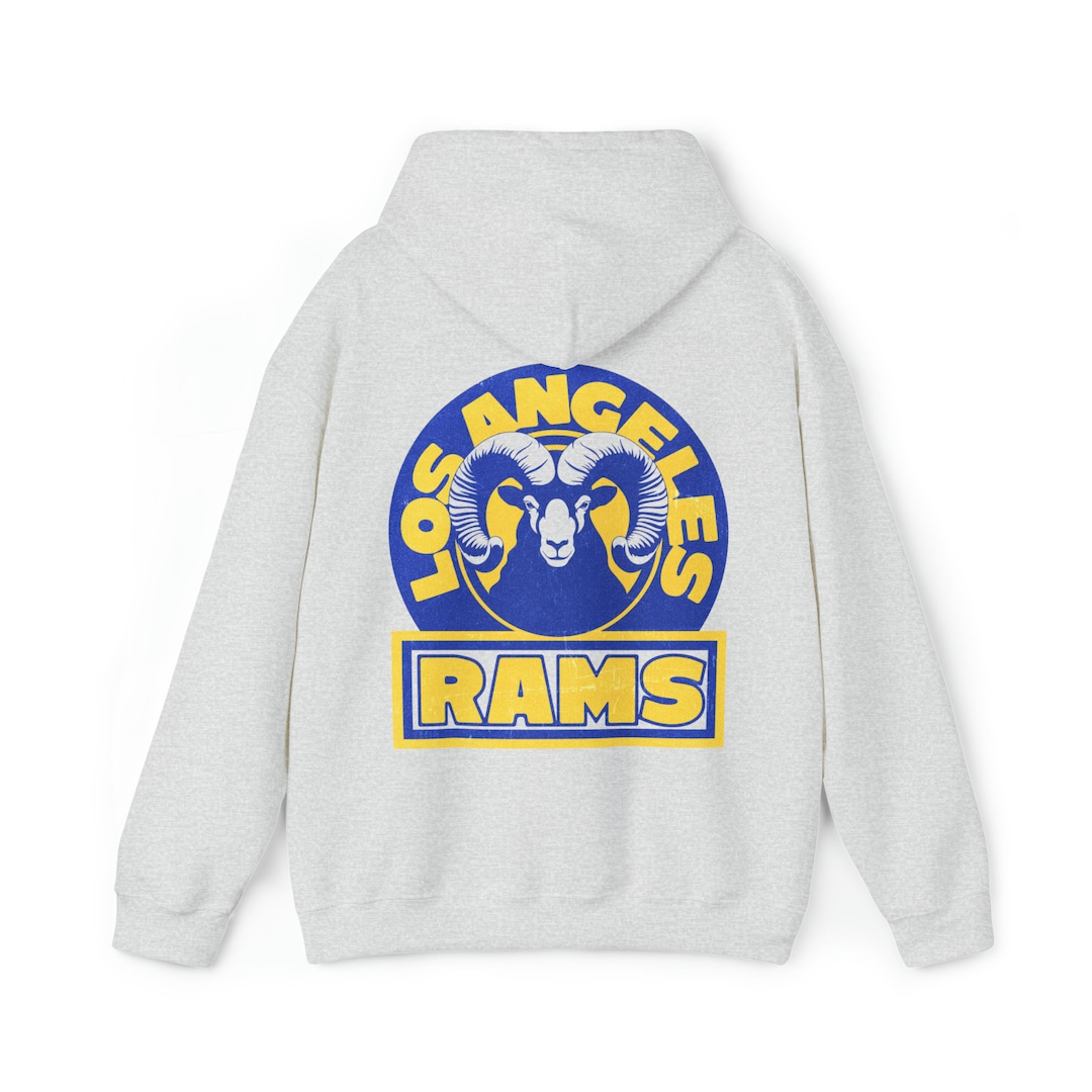 LA Rams Hooded Sweatshirt, Los Angeles Football Gameday Heavy Blend ...