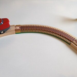 Personalized Flexible Wooden Train Track / Brio / Lillabo / Playtive / Hape / Duplo ...