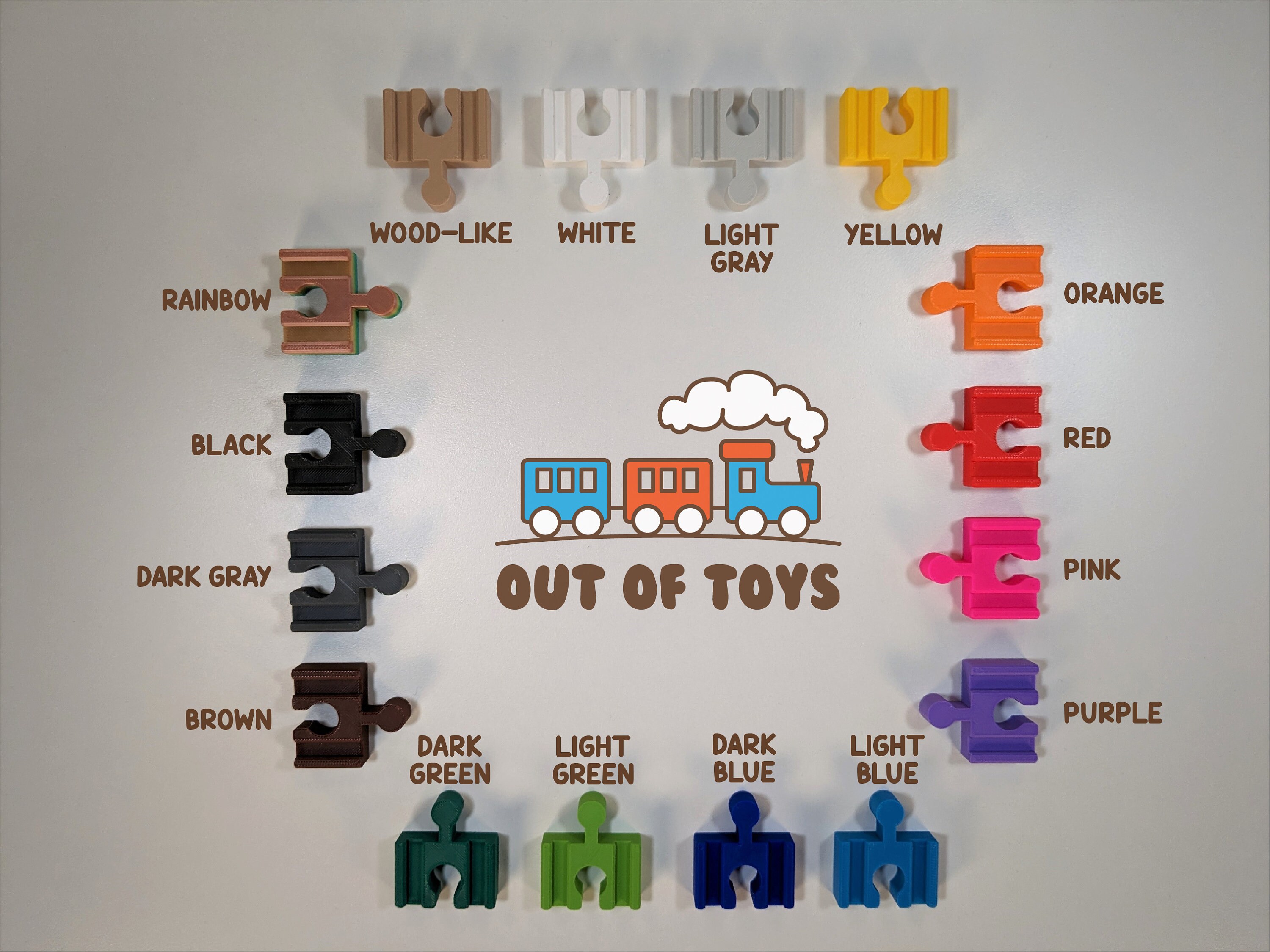 4-way Corner Intersection Train Track for Brio Extension / Lillabo ...