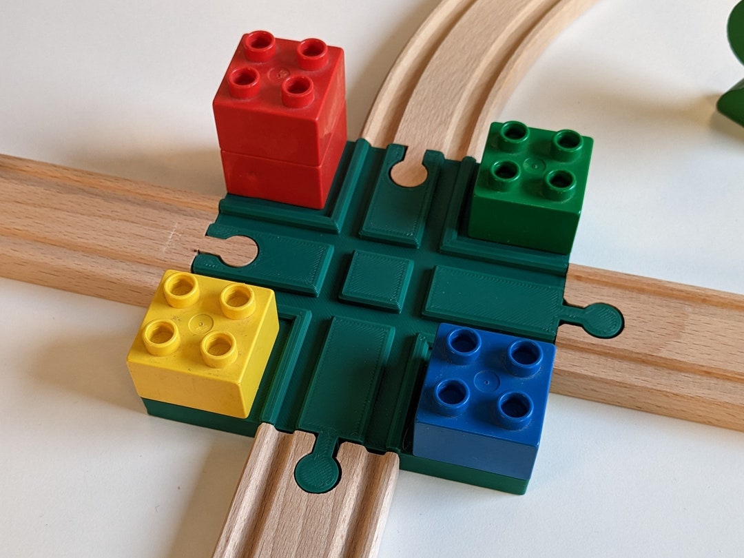 Jonction Duplo à 4 voies pour voie ferrée en bois / Brio / Lillabo ...