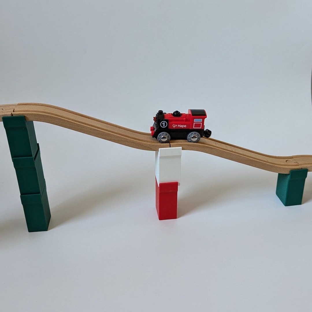 Stackable Simple Bridges for Train Track Brio Extension / Lillabo ...