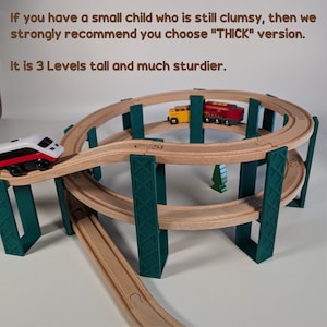 Spiral Mountain | Extension for Train Tracks Brio / Lillabo / Playtive ...