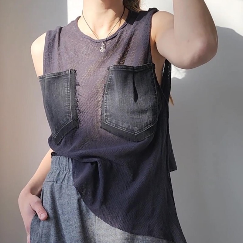 Braless Tank Top - Etsy