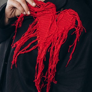 Red Heart Pin-heart Brooch-gift for Her-birthday Gift-red Heart-heart ...