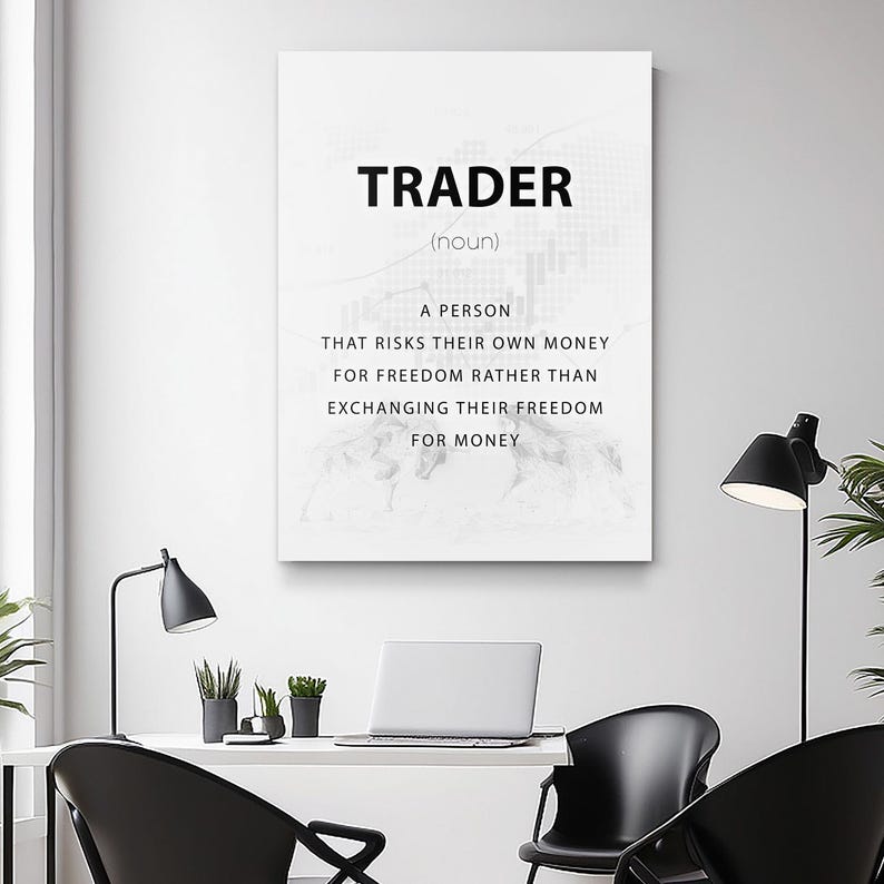 Trader Definition Wall Art, Trading Poster Digital Download ...