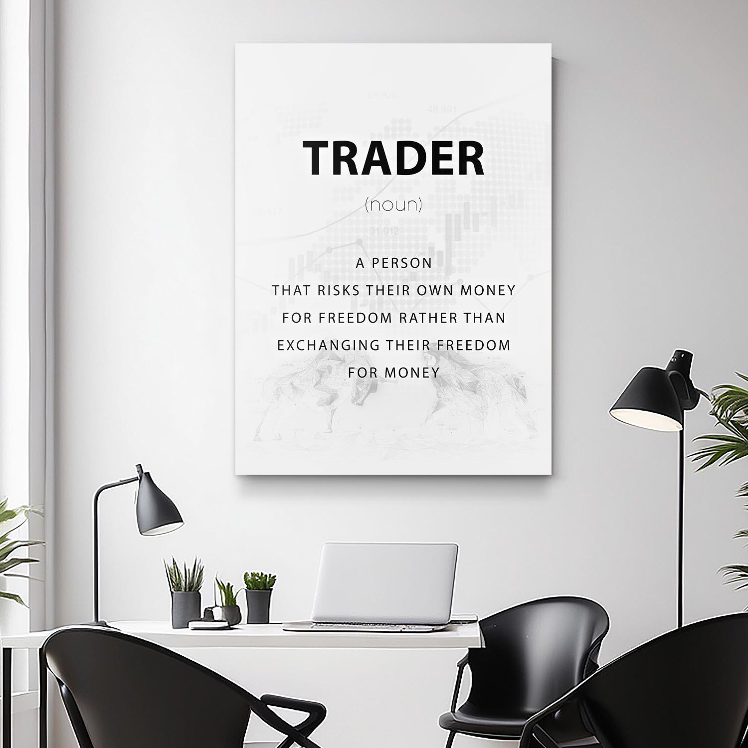 Trader Definition Wall Art, Trading Poster Digital Download ...