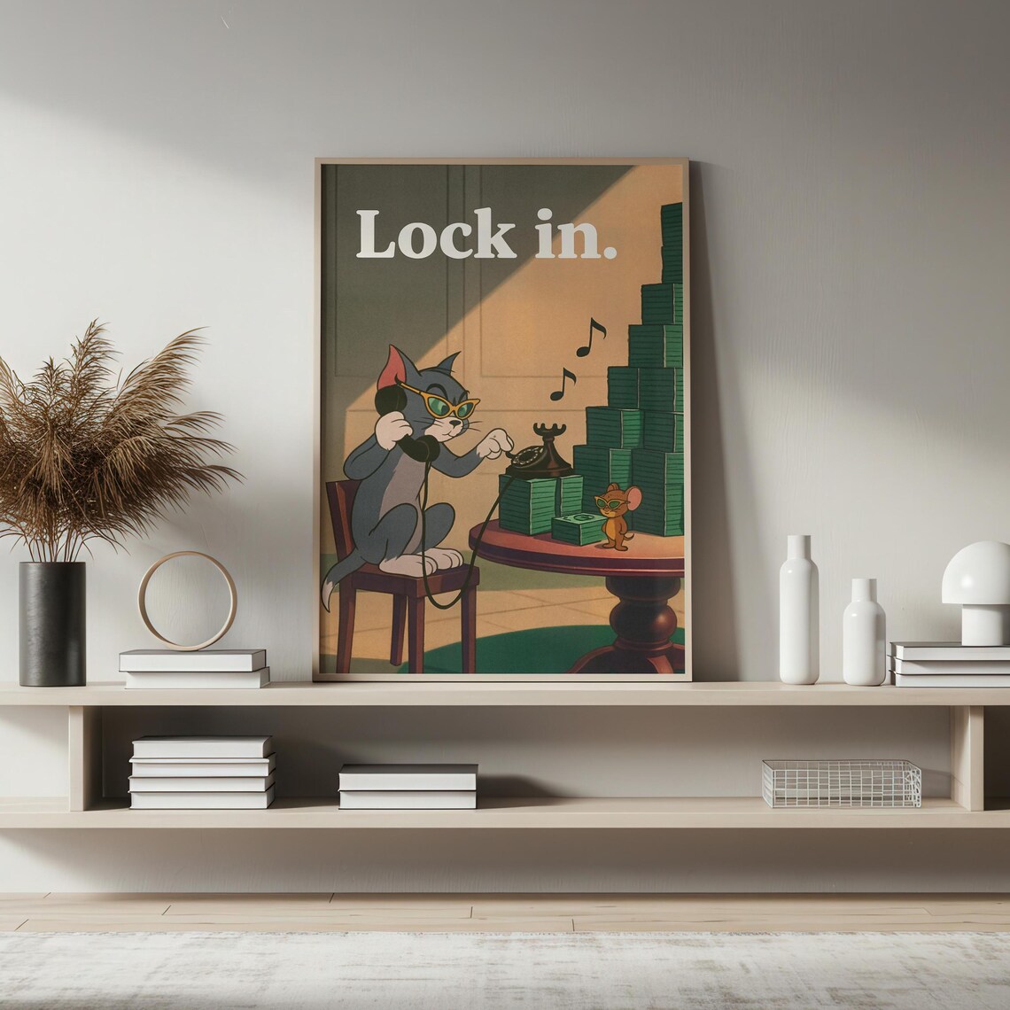 Lock in Digital Wall Art | Motivational Quote Printable | Money Mindset ...