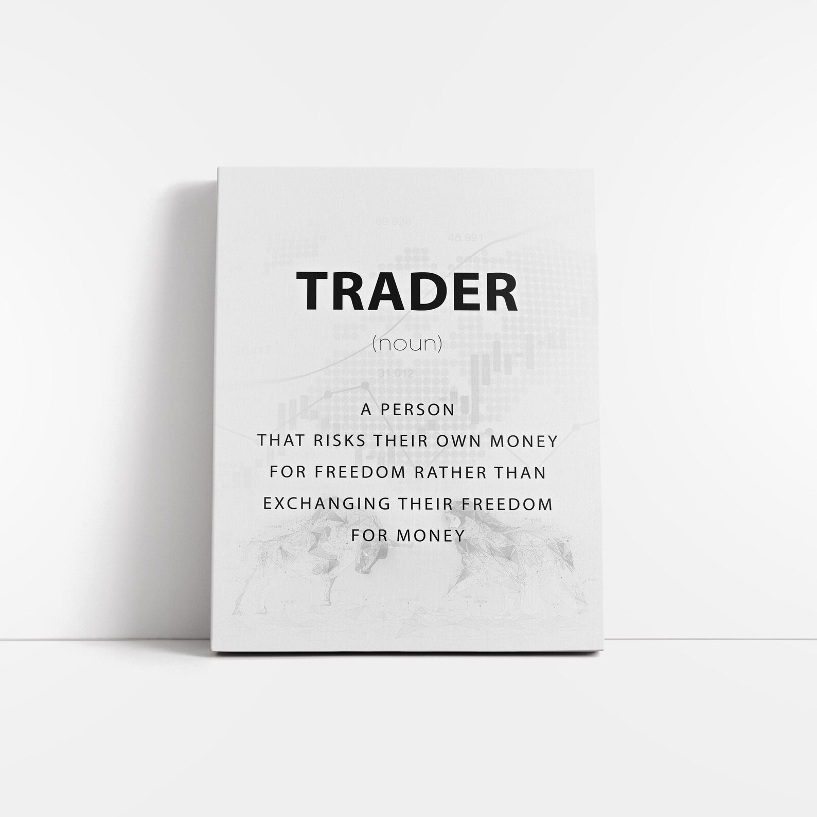 Trader Definition Wall Art, Trading Poster Digital Download ...
