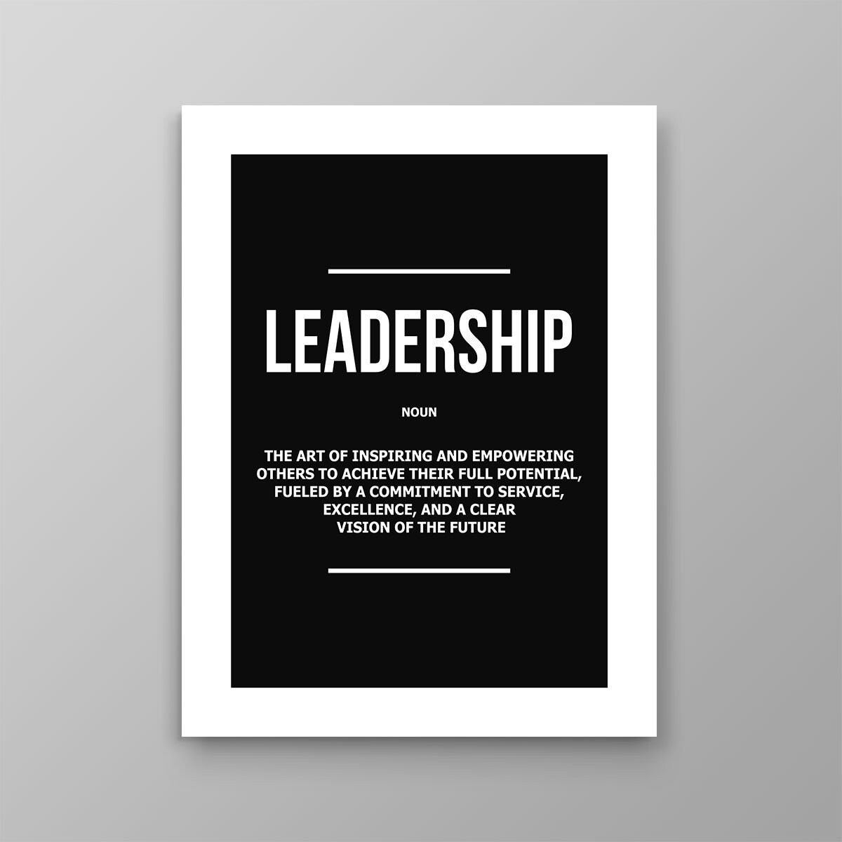 Leadership Wall Art, Inspire Leader Printable, Empower Quote, Inspiring ...