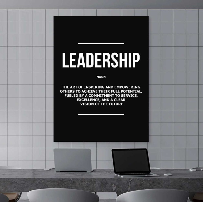 Leadership Wall Art, Inspire Leader Printable, Empower Quote, Inspiring ...