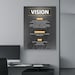 Company Vision Office Decor Corporate Statement Wall Art Team Poster ...