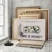 Time is Money Quote Motivational Wall Art, Investor Office Decor ...