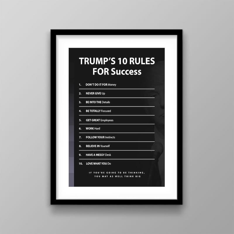 Printable Donald Trump Poster - Etsy