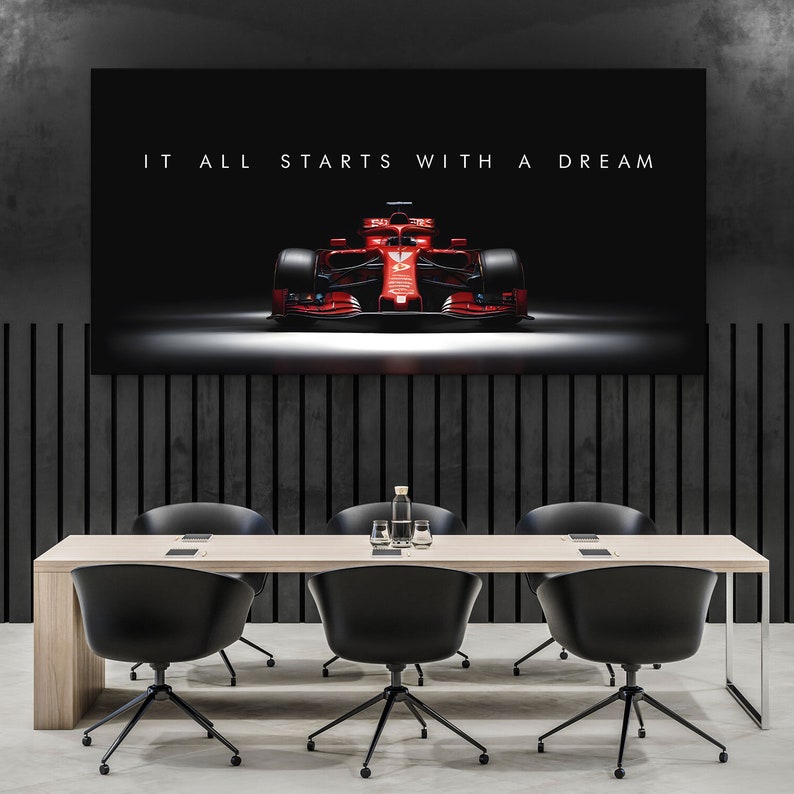 Formula 1 Dreams Printable - Racing Wall Art Sports Car Racer ...