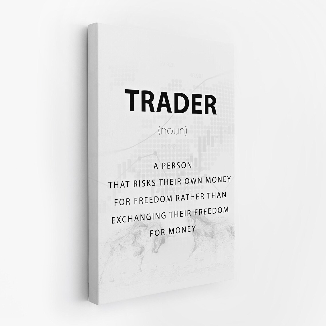 Trader Definition Wall Art, Trading Poster Digital Download ...