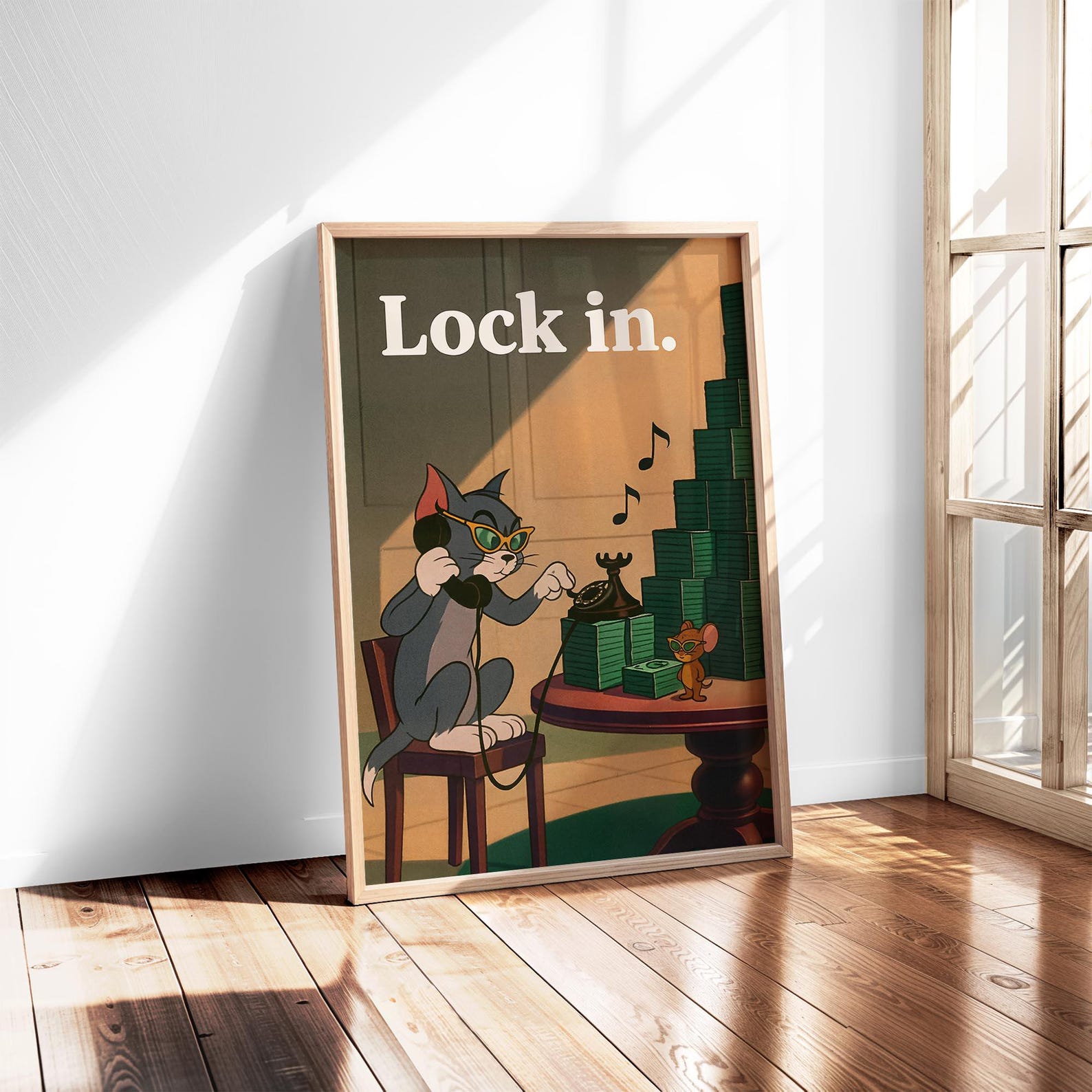 Lock in Digital Wall Art | Motivational Quote Printable | Money Mindset ...