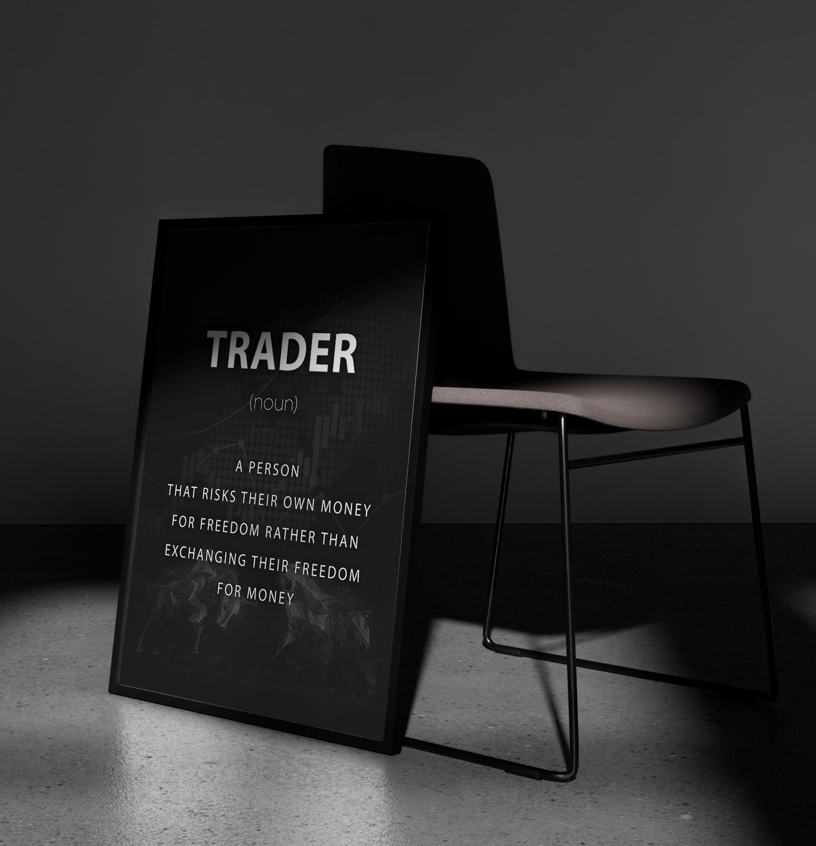 Motivational Trader Wall Art – Trading Digital Print, Entrepreneur ...