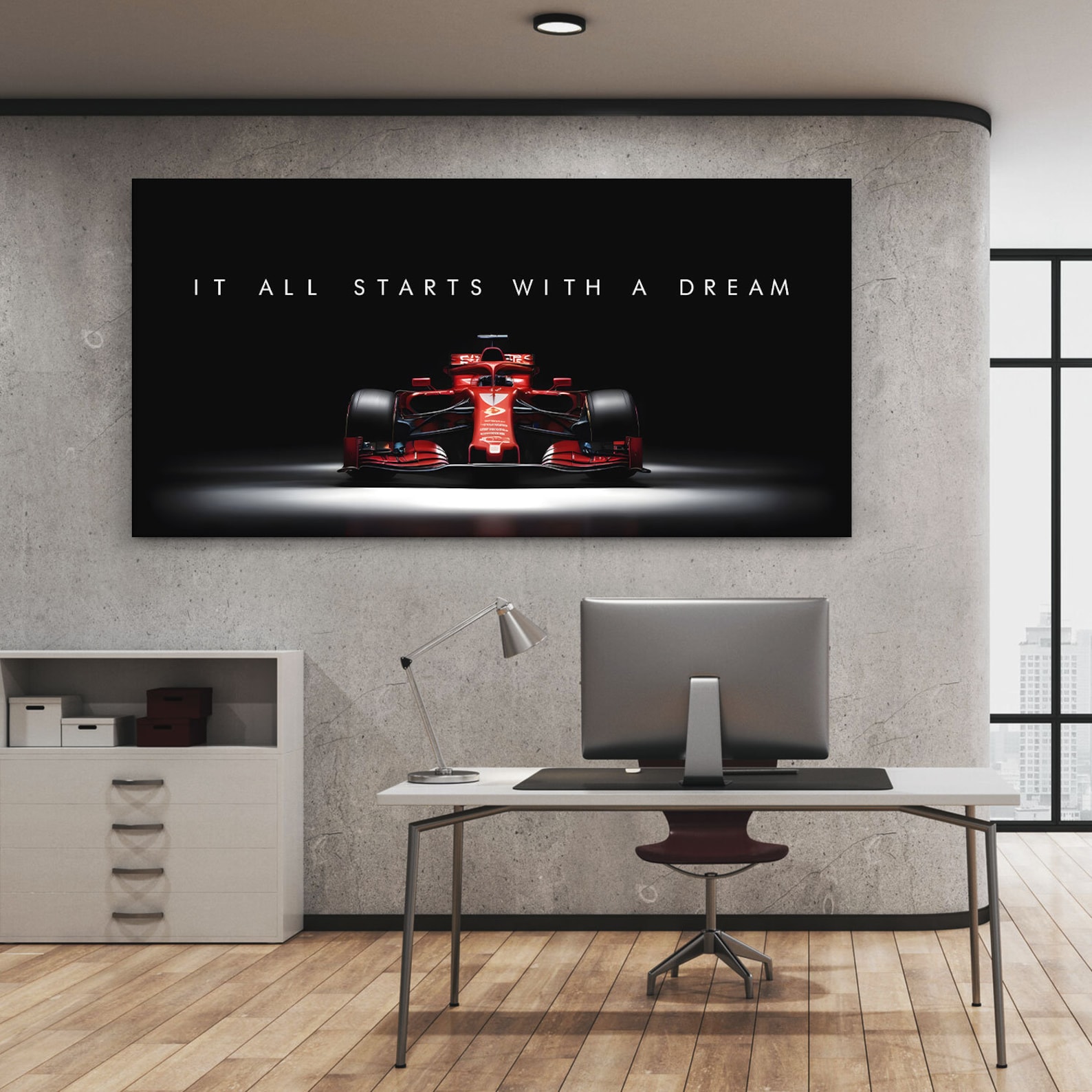 Formula 1 Dreams Printable - Racing Wall Art Sports Car Racer ...