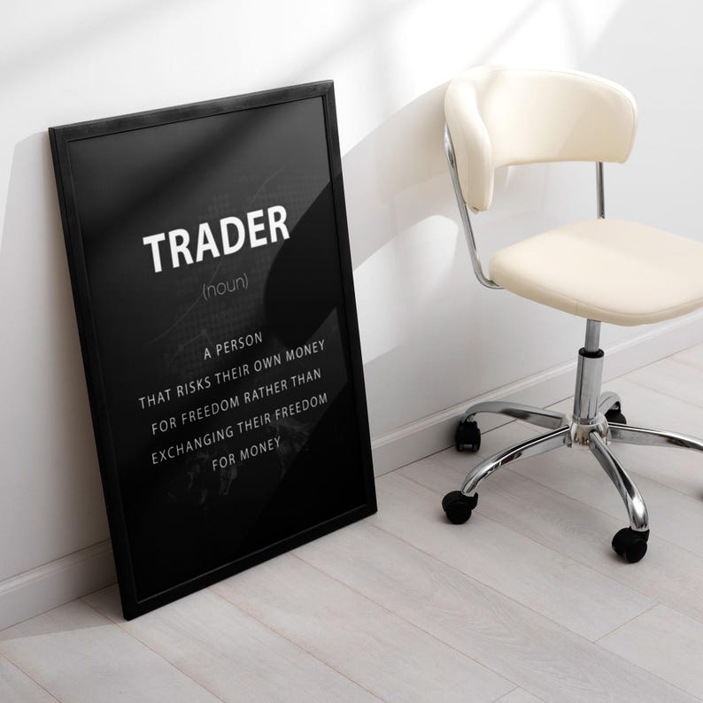 Motivational Trader Wall Art – Trading Digital Print, Entrepreneur ...