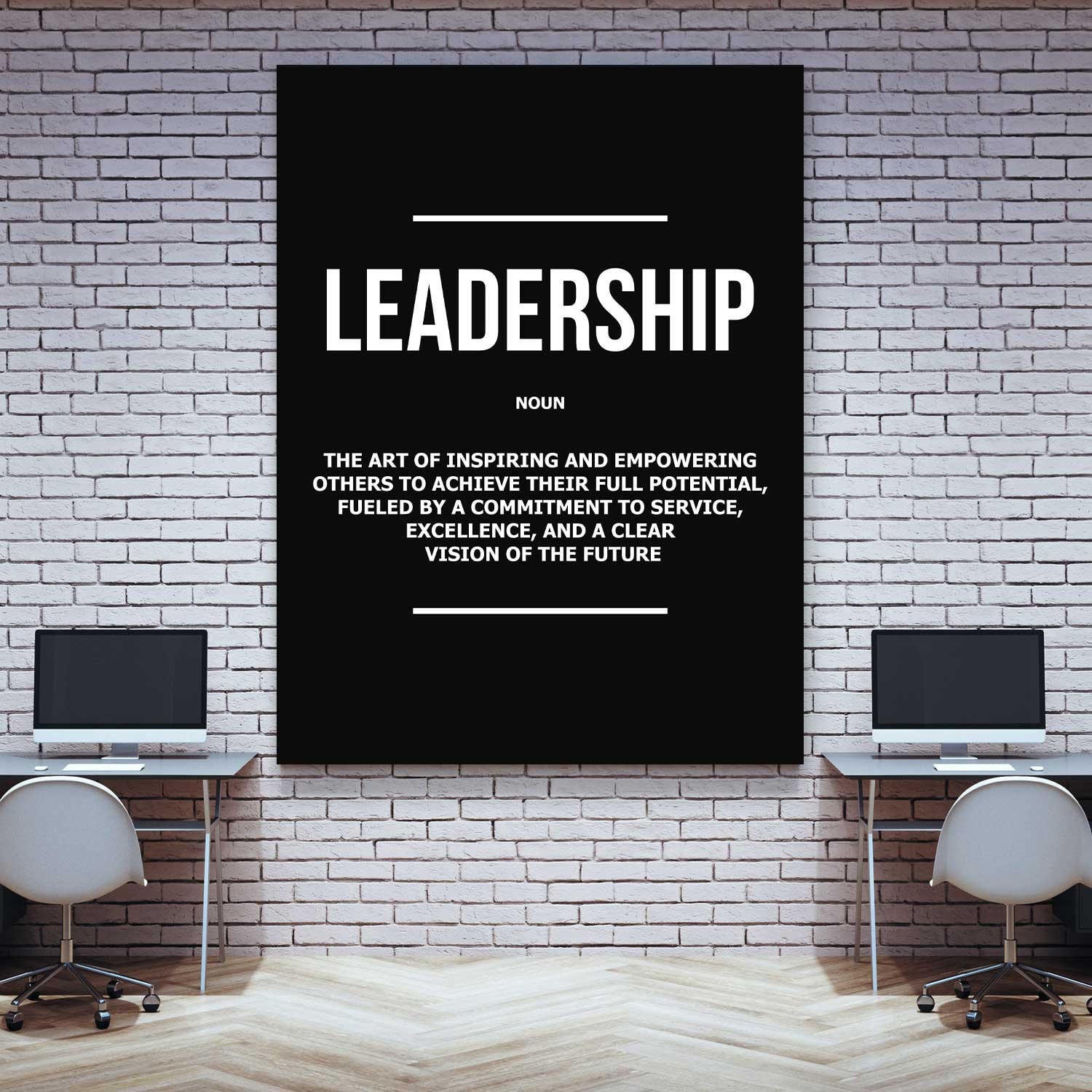 Leadership Wall Art, Inspire Leader Printable, Empower Quote, Inspiring Vision Poster, Art of ...